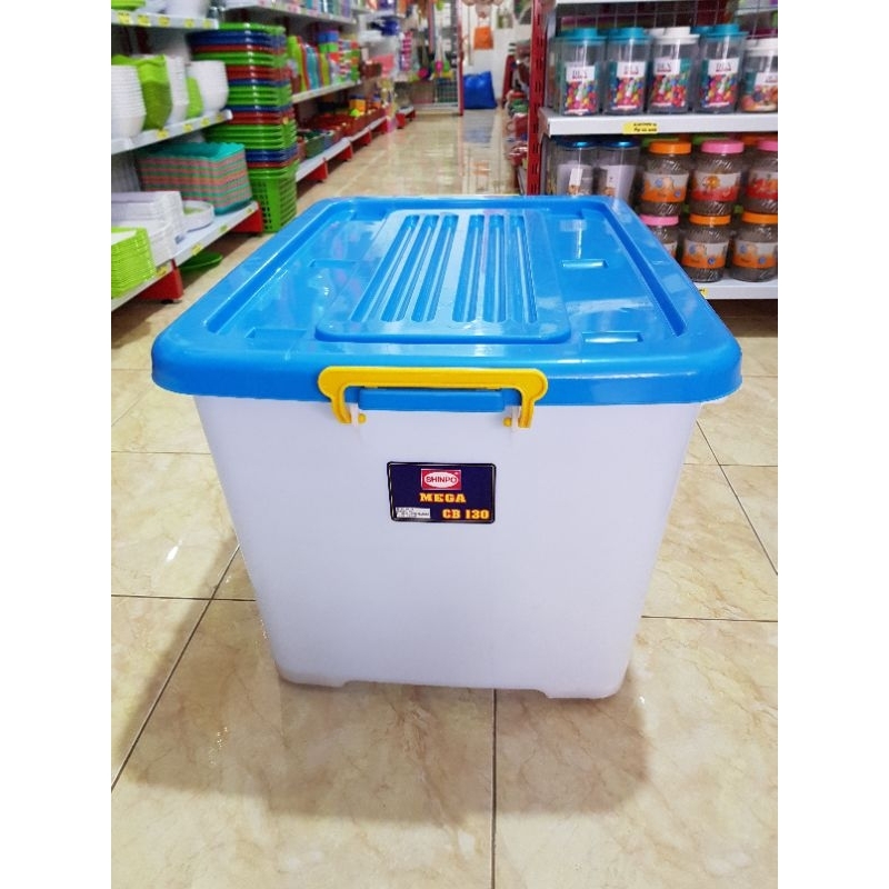 Jual Container box CB 130 Shinpo MEGA 116 Kotak plastik box tutup roda ...