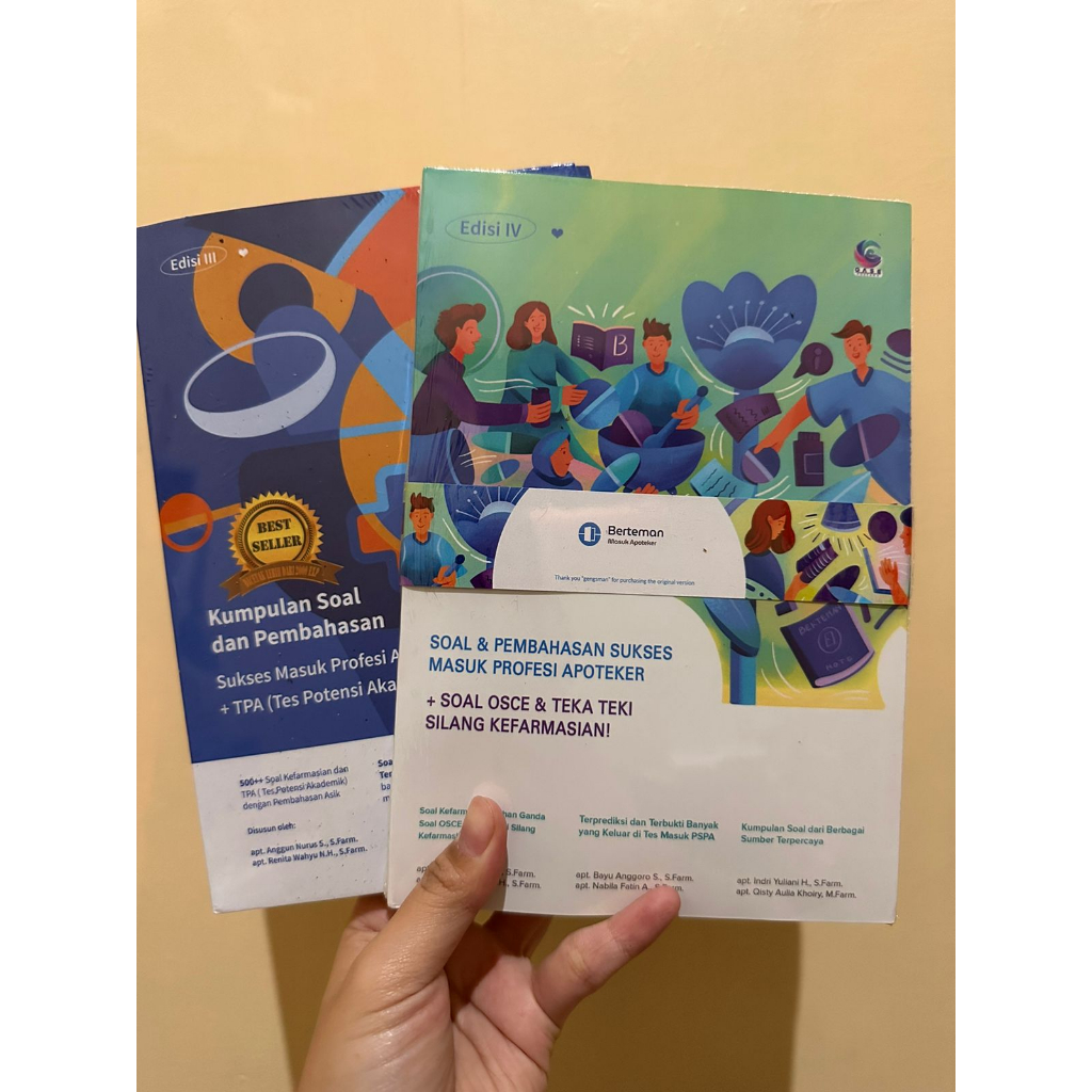 Jual PAKET BUKU EDISI 34 SOAL DAN PEMBAHASAN Berteman.apt (Buku Asli ...