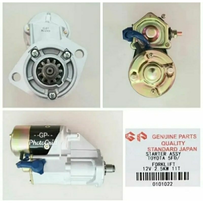 Jual Dinamo Starter Switch Forklift 1DZ/5FD/7FD 12V STD Japan | Shopee ...