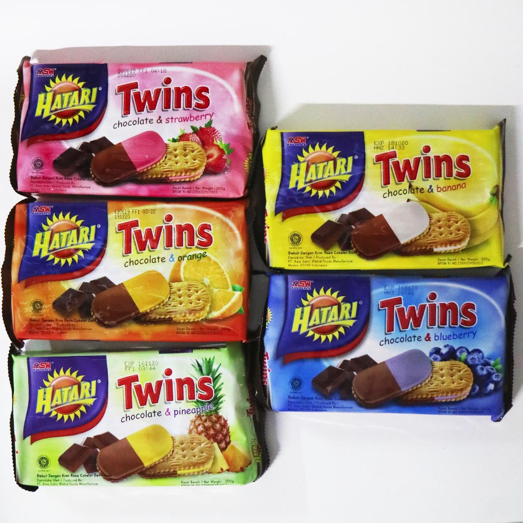 Jual HATARI BISKUIT CREAM 190GR (ALL VARIAN) TWINS | Shopee Indonesia