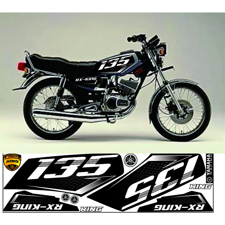 Jual STRIPING MOTOR RX KING 135cc VARIASI / SETIKER LIS POLET BODY ...
