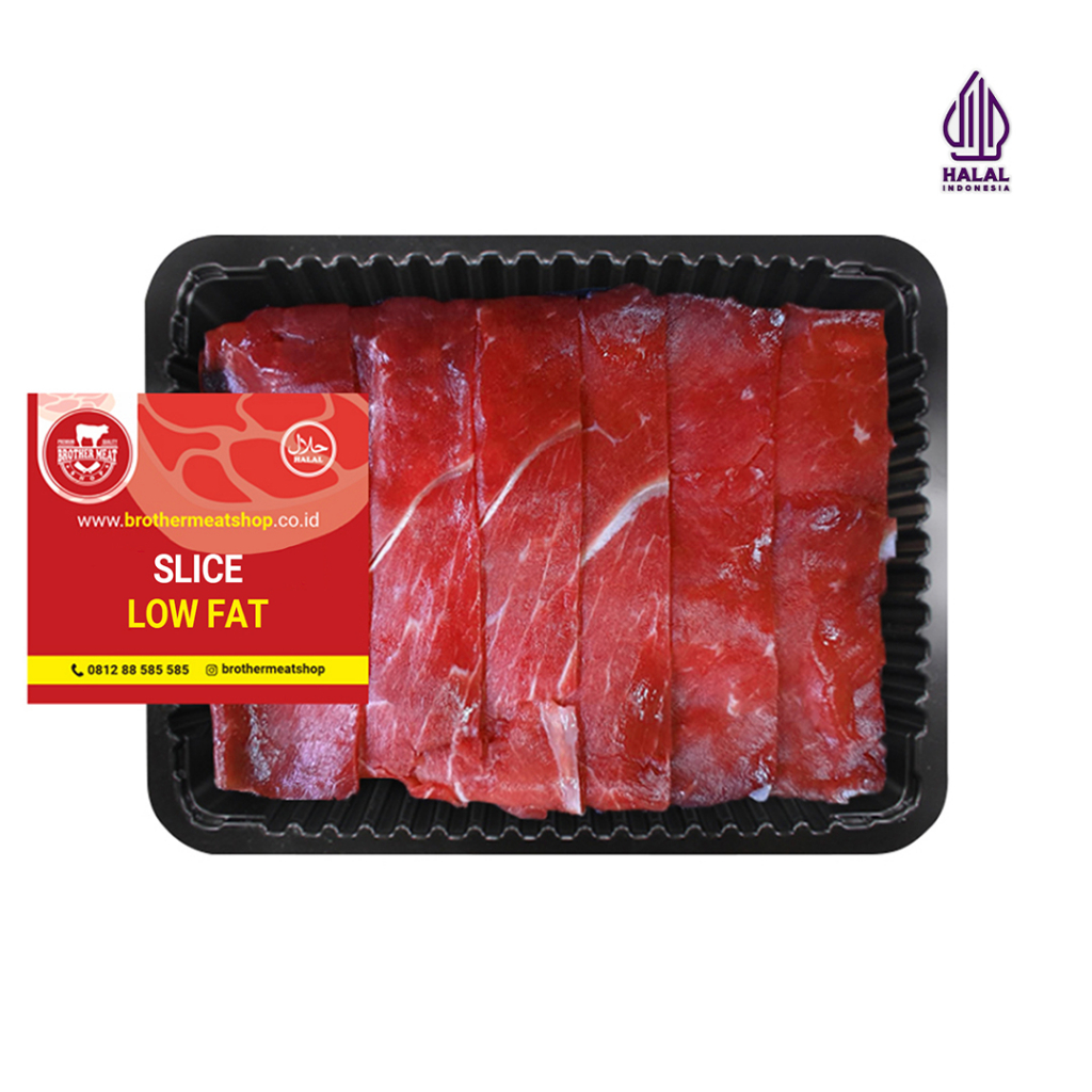 Jual Slice Low Fat Beef 250gr - Daging Sapi Iris Rendah Lemak | Shopee ...
