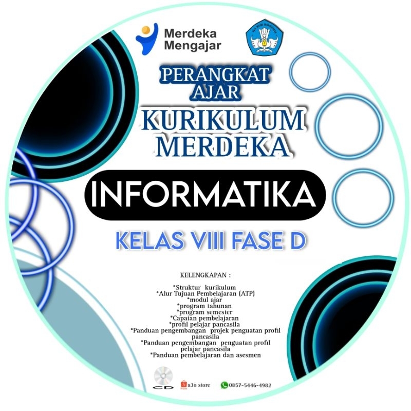 Jual PERANGKAT AJAR KURIKULUM MERDEKA INFORMATIKA KELAS 8 modul ajar ...