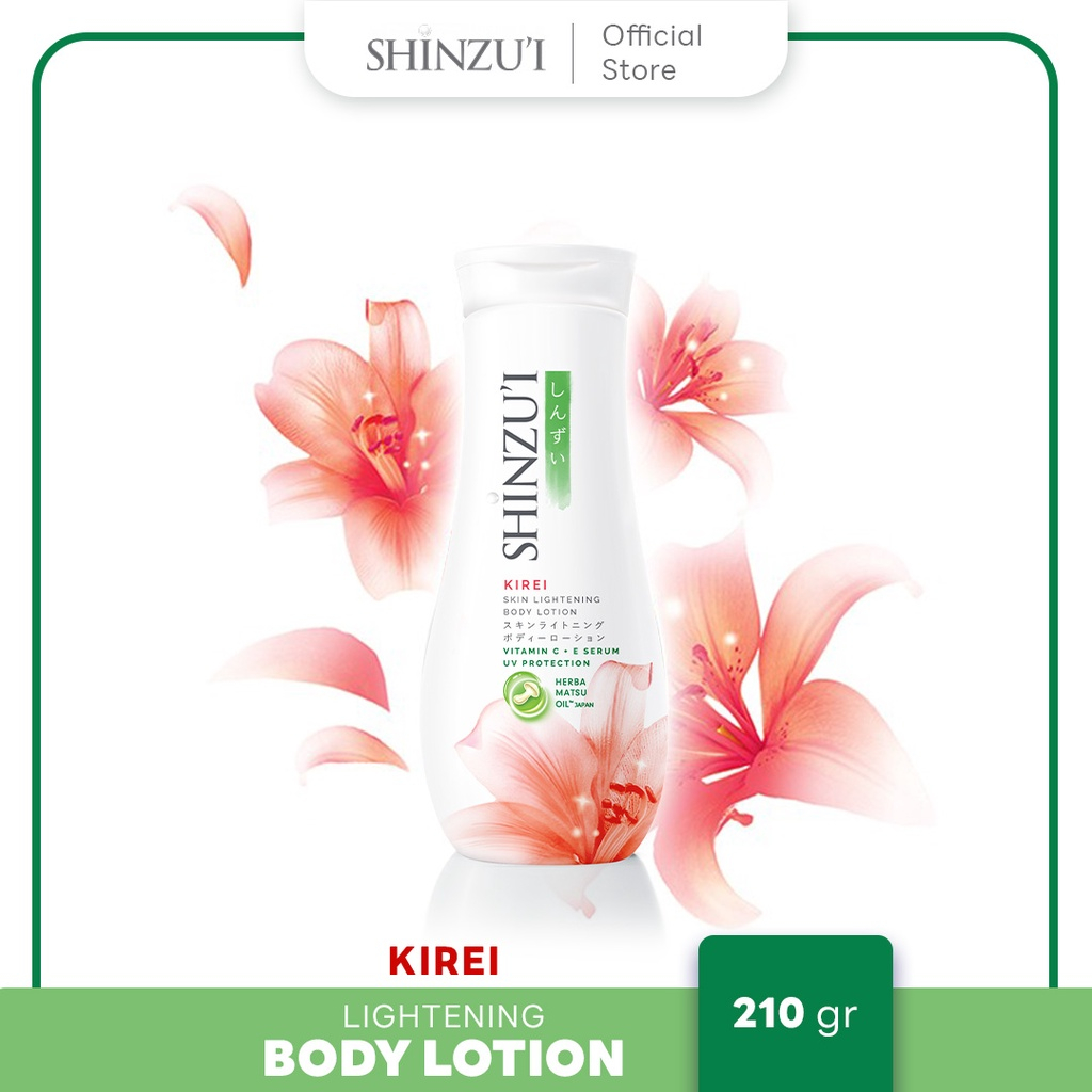 Jual Shinzui Kirei Skin Lightening Body Lotion 210ml/ Shinzui Body Lotion /Shinzui Lotion Kirei ...