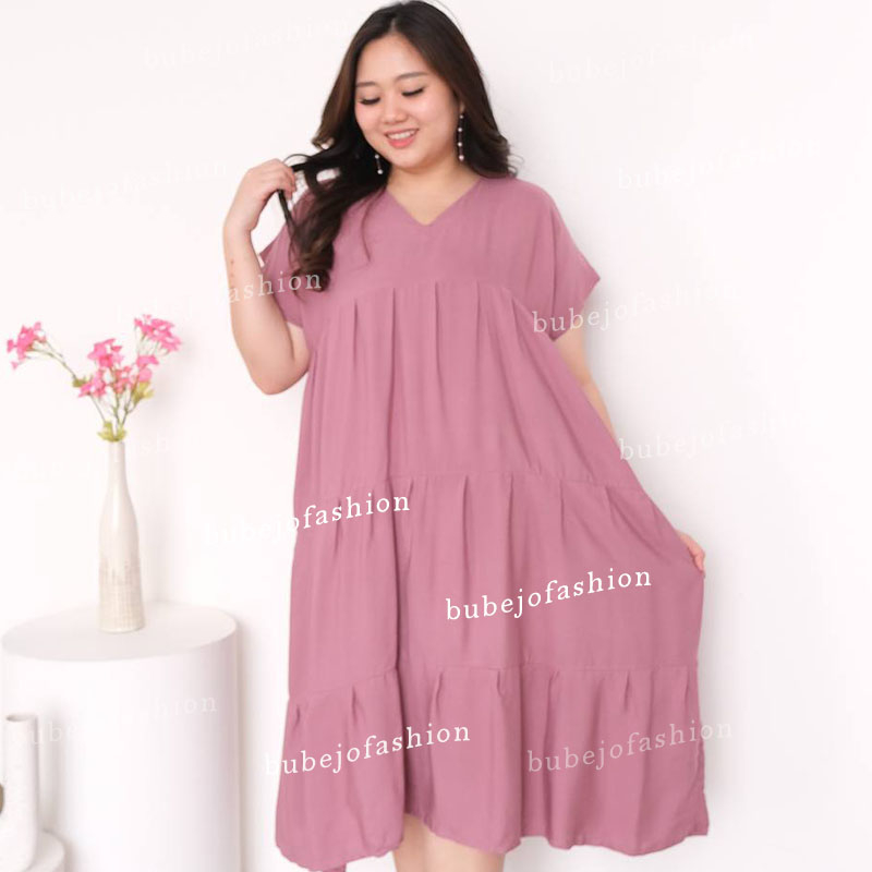 Jual home dress cantik rosalia jumbo ld 120cm daster jumbo dress bis ...