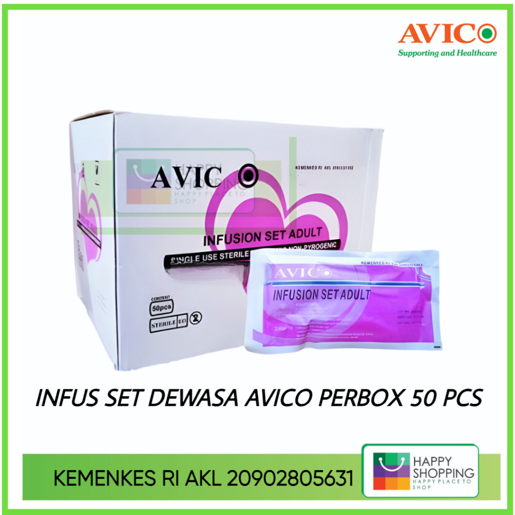 Jual Infus Set Dewasa OneMed Infuset Selang Infus ONEMED Box isi 50 ...