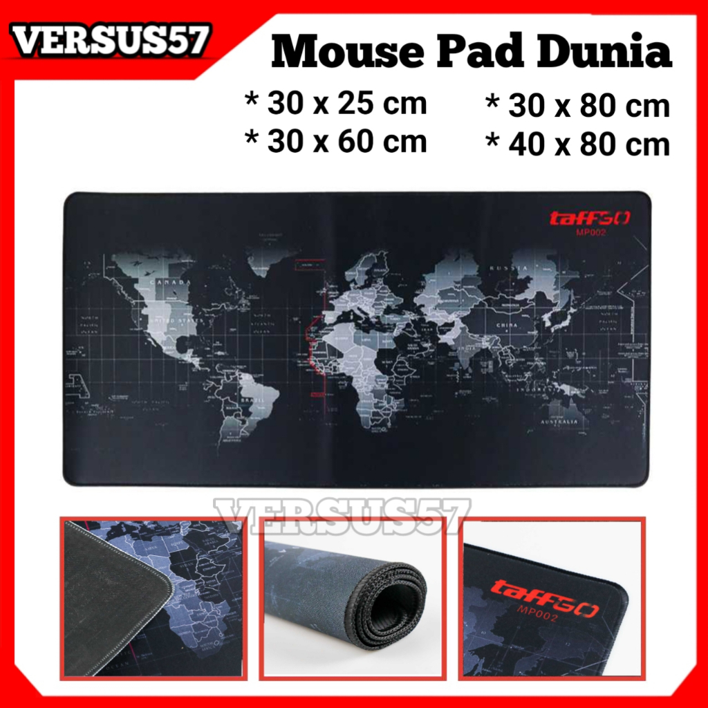 Jual Mouse Pad Gaming XL Desk Mat Alas Laptop Mouse Keyboard Motif Peta ...