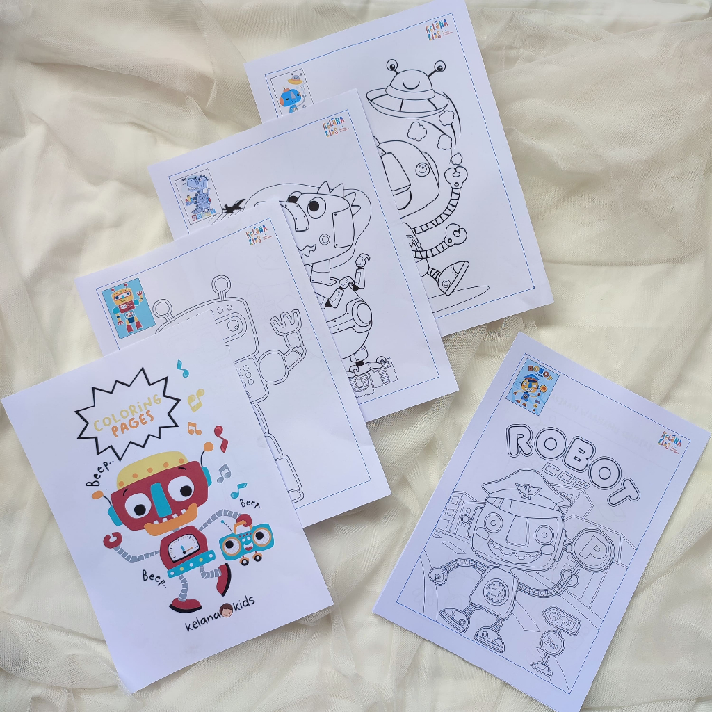 Jual Worksheet Mewarnai 10 Lembar Kerja Anak Aktivitas Mewarnai Beragam ...