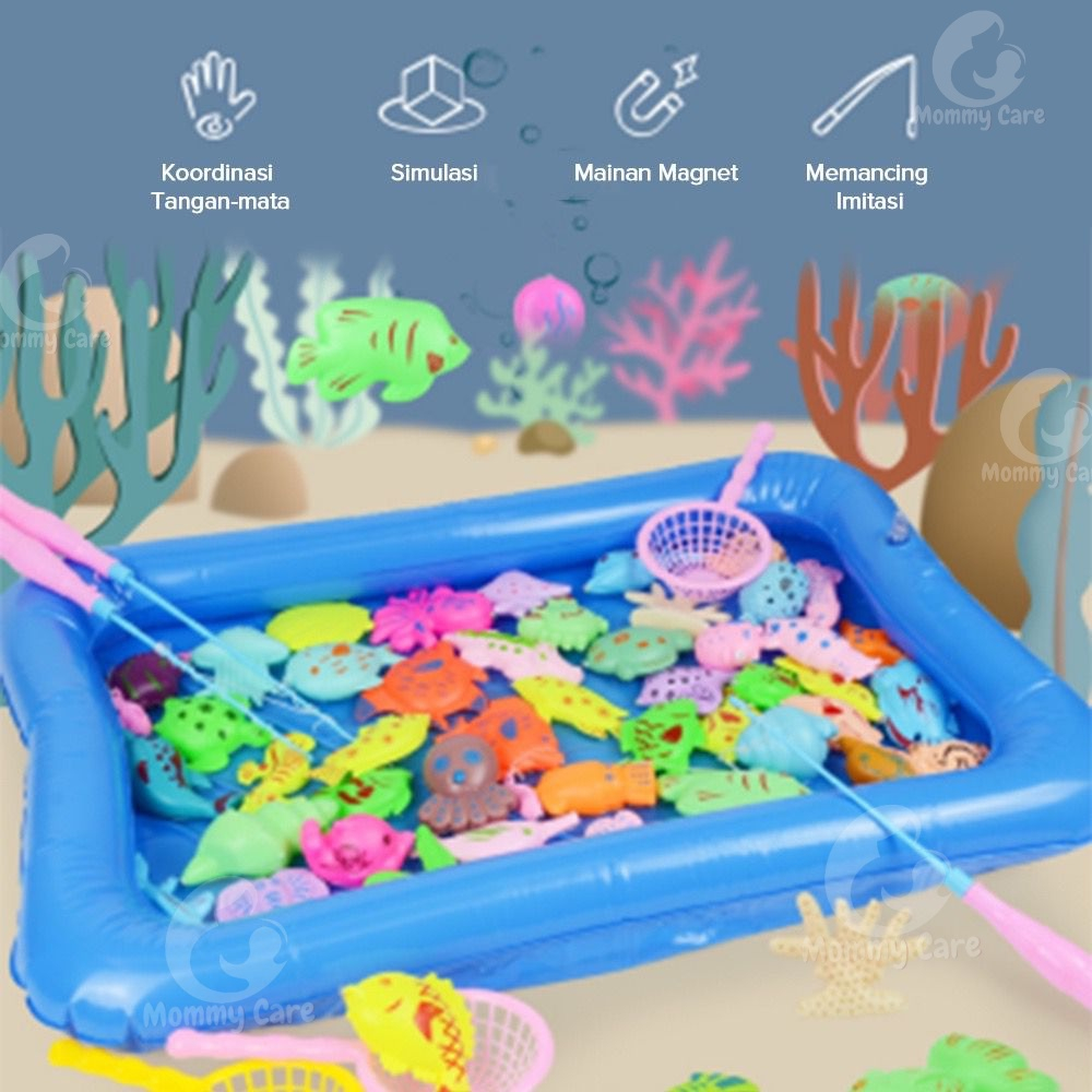 Jual Mainan Anak Pancingan Ikan Magnet 1391 Plus Kolam Pompa dan ...