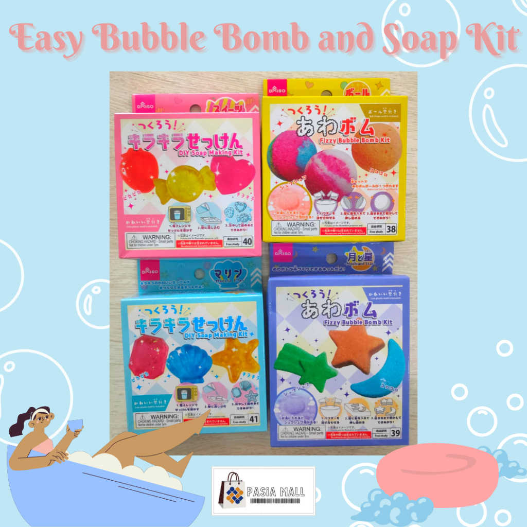 Jual Melt and Pour Soap and Bubble Bomb Mini Kit | Shopee Indonesia