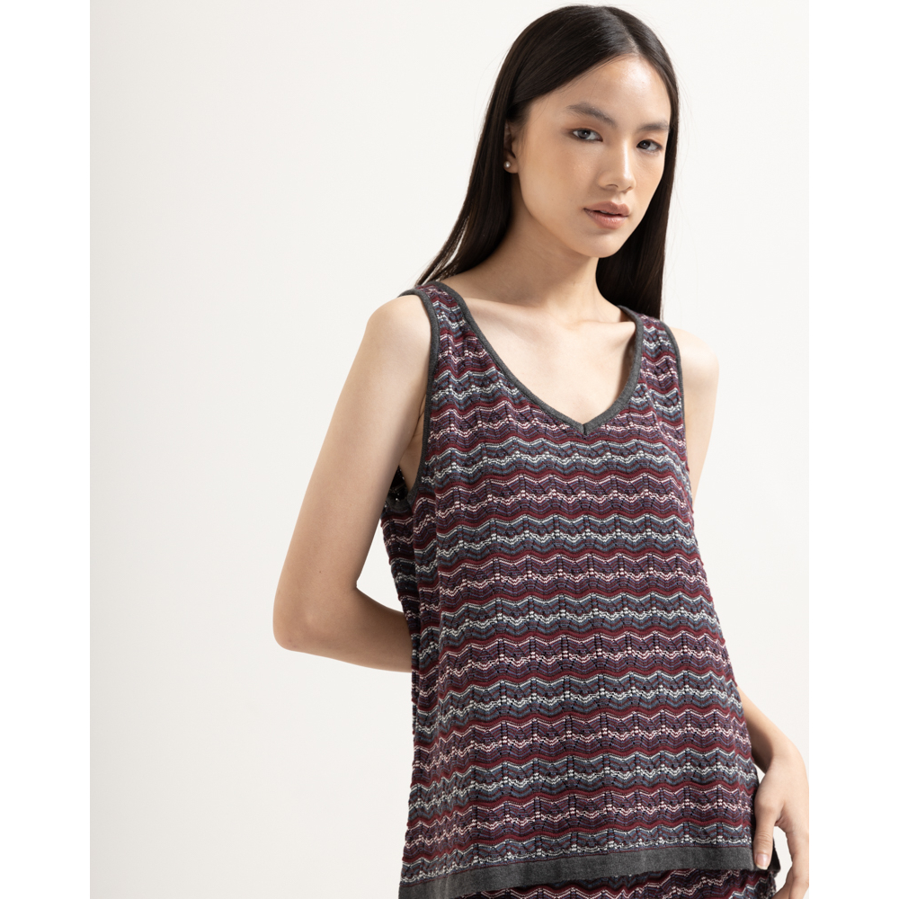 Jual CHERIE - ELEA TOP MAROON | Shopee Indonesia
