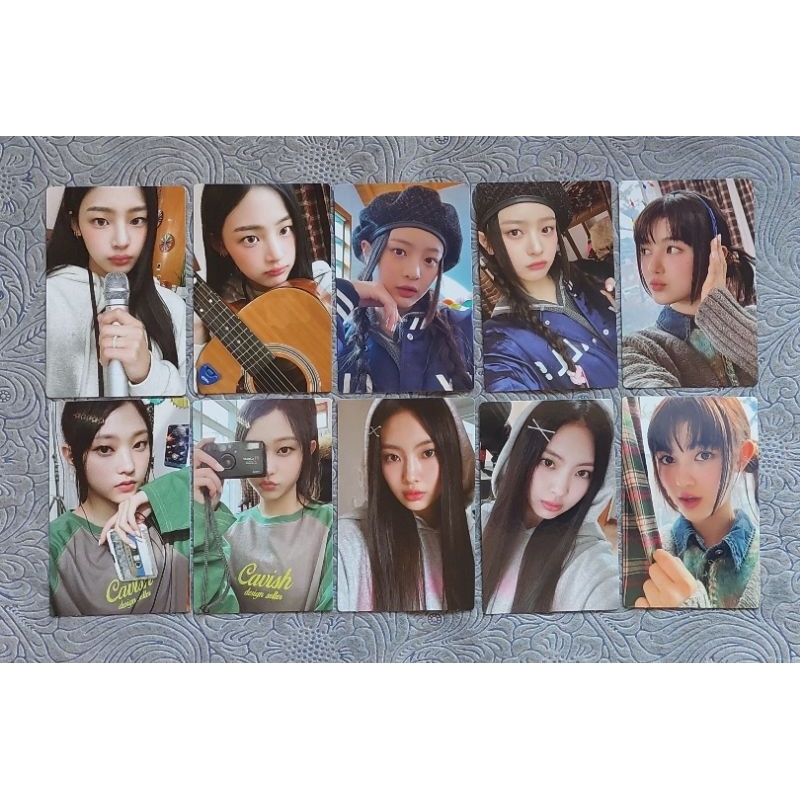 Jual Official Photocard NewJeans Bunnies Camp MD Minji Hanni Danielle Haerin Hyein | Shopee ...