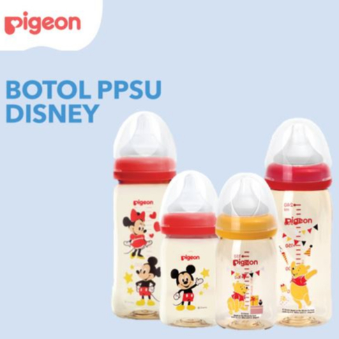 Jual PIGEON Botol Susu PPSU Disney (Terdapat varian motif dan ukuran) | Shopee Indonesia