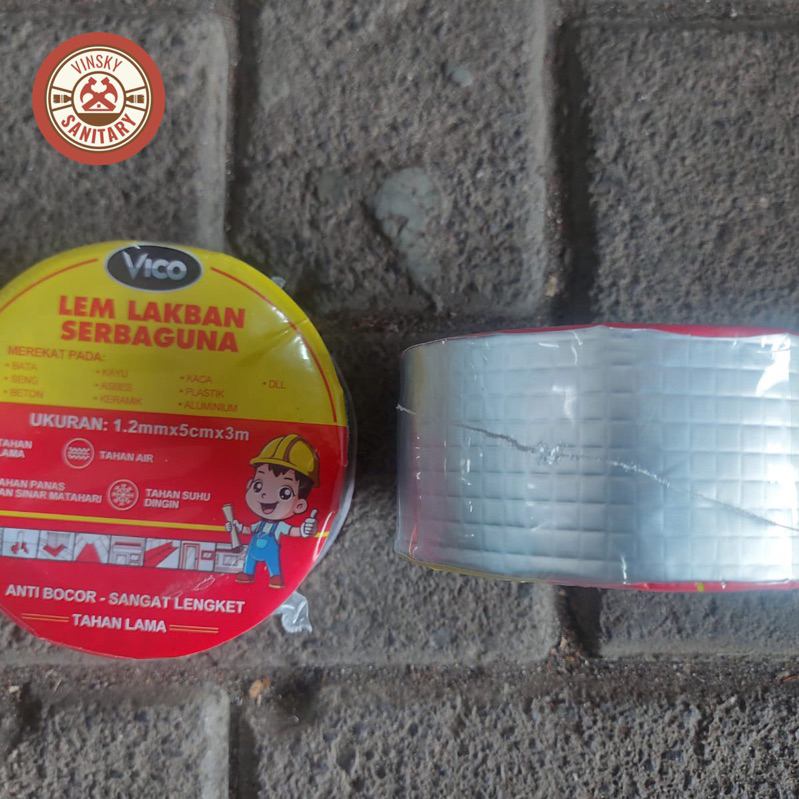 Jual Lem Seng VICO / Lakban Anti Bocor Serbaguna Talang Toren Tangki ...
