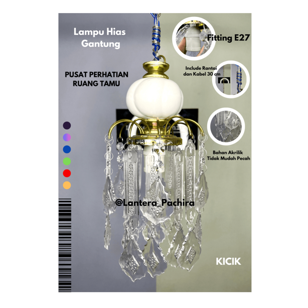 Jual LANTERA PACHIRA Kicik Lampu Hias Gantung Klasik | Shopee Indonesia