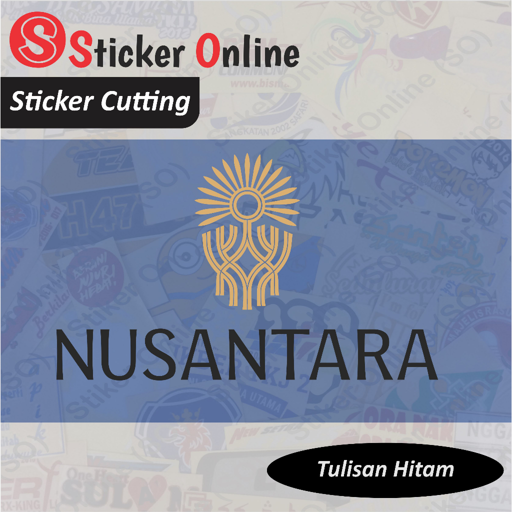 Jual Stiker Logo IKN Nusantara | Sticker Cutting Ibu Kota Negara ...