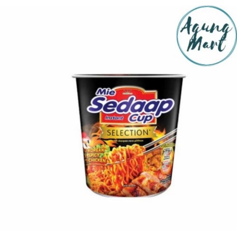 Jual Sedaap Mie Instant Cup Rasa Korean Spicy Chicken 81g | Shopee ...