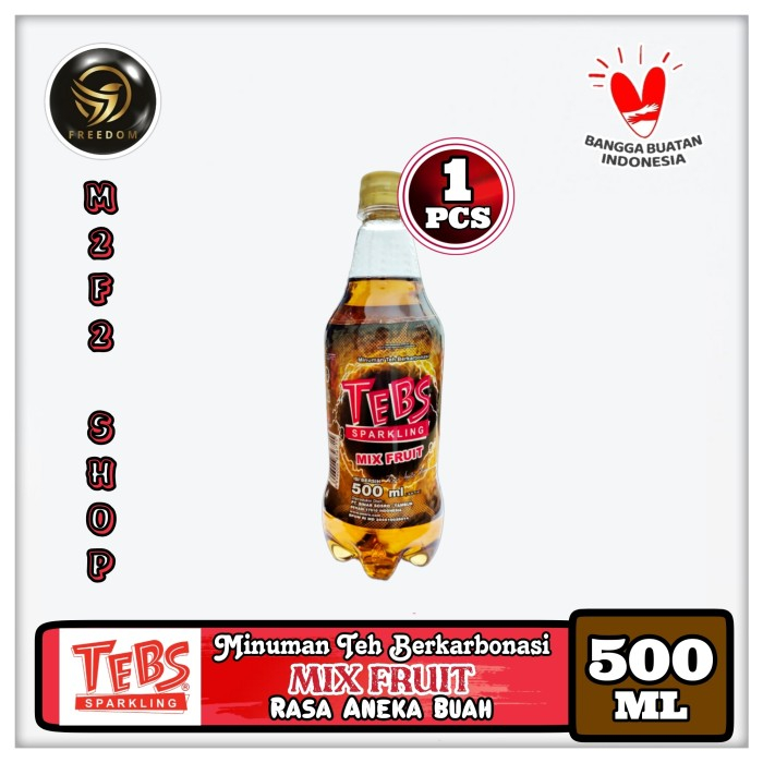 Jual TEBS Sparkling Soda Mix Fruit | Aneka Buah Botol Pet - 500 ml ...