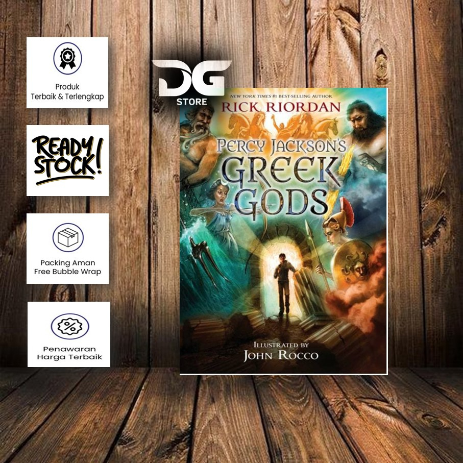 Jual Greek Heroes Percy Jacksons Greek Gods Rick Riordan English