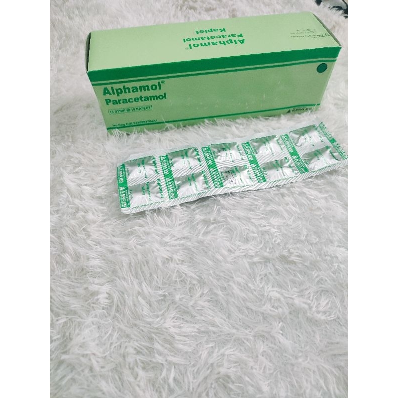 Jual ALPHAMOL BOX 1BOX 15STRIP | PARACETAMOL 600MG | OBAT DEMAM ...