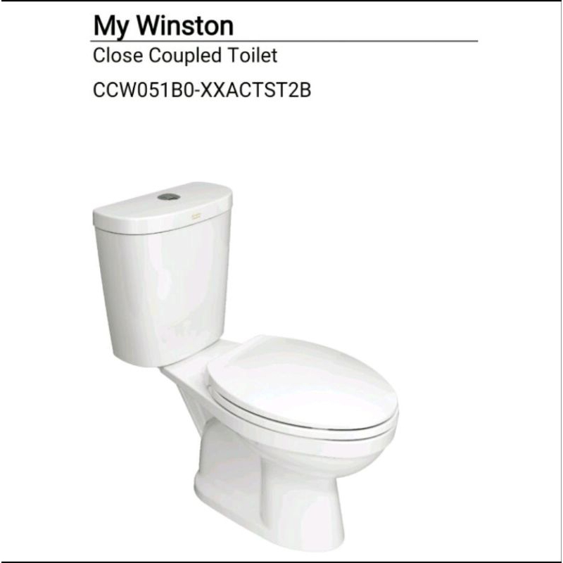 Jual Pengiriman Luar Kota KLOSET TOILET DUDUK AMERICAN STANDARD DUAL ...