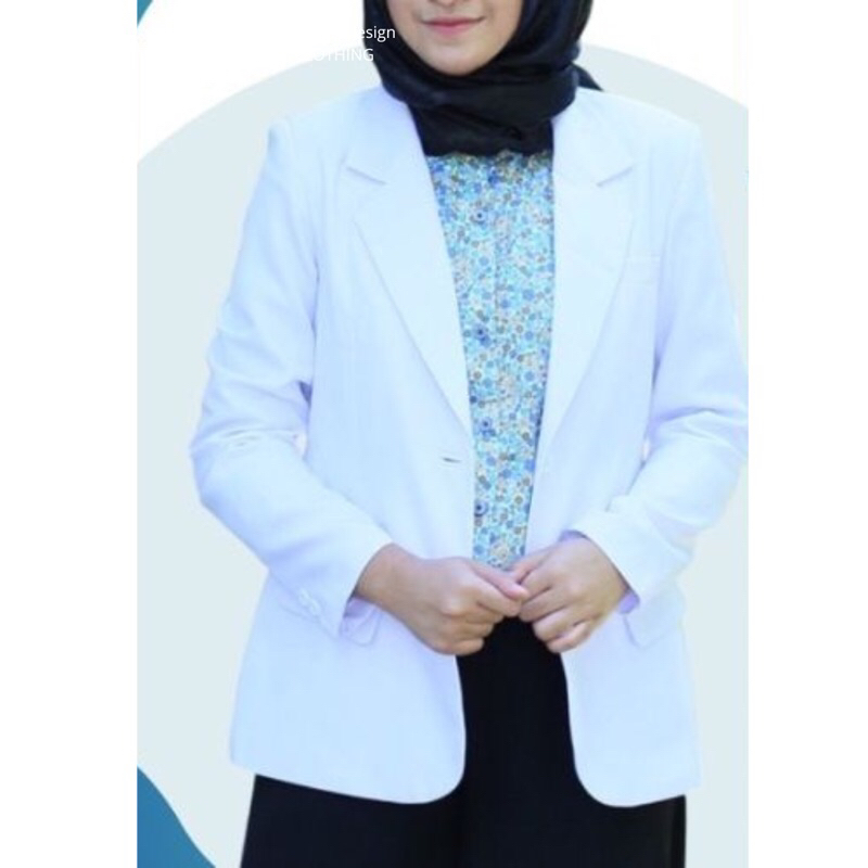 Jual SNELI JAS / JAS DOKTER WANITA / JAS DOKTER LENGAN PANJANG | Shopee ...