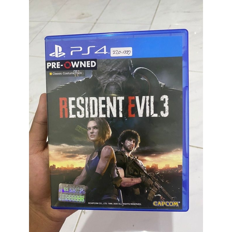 Jual PS4 RESIDENT EVIL 3 CD Original PS4 PRE-Owned gs shop /Bekas ...
