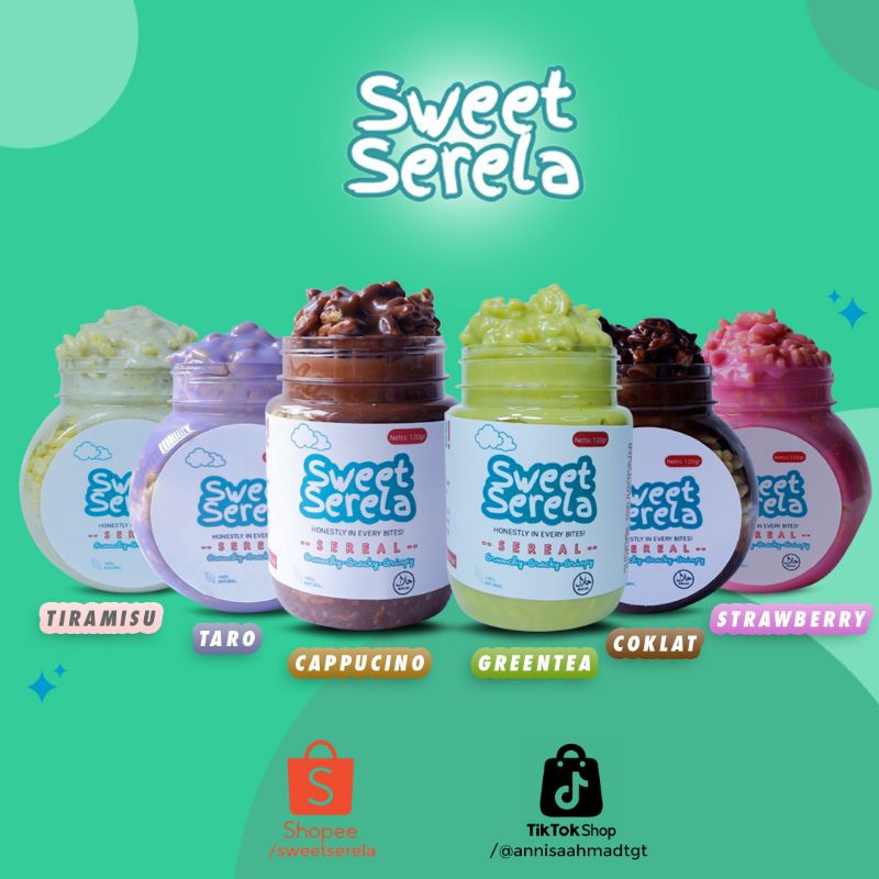 Jual Sweet Serela - Cemilan Snack Sereal Jar Choco Crunchy Rice Crispy ...
