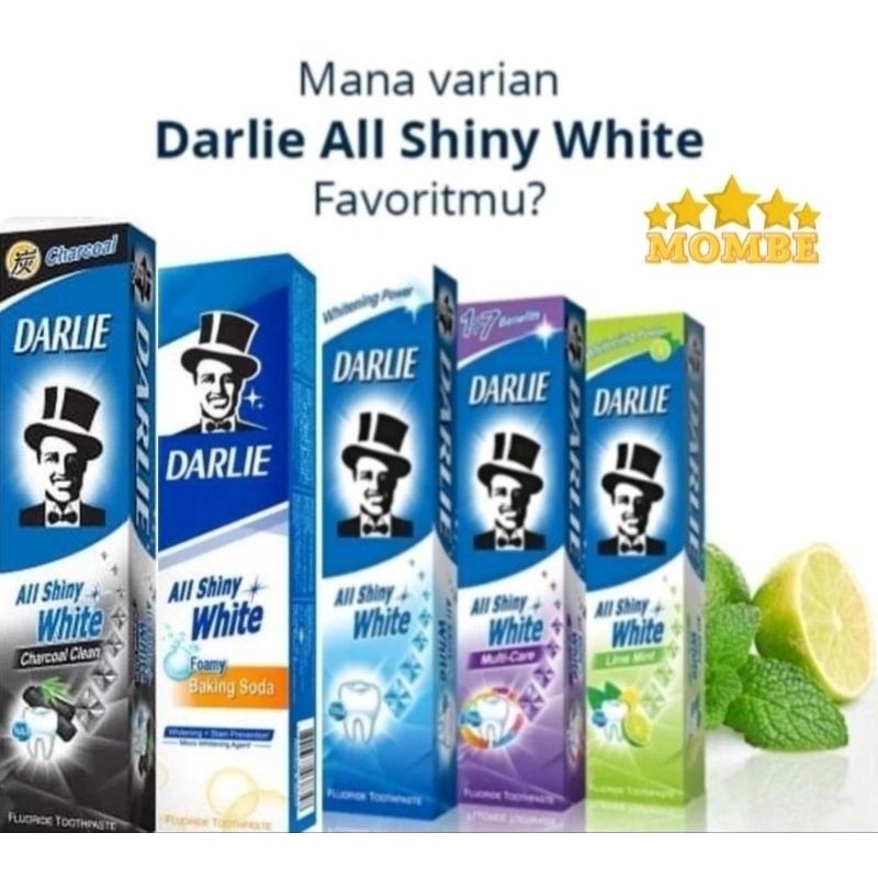 Jual DARLIE TOOTHPASTE ALL SHINY WHITE/ PASTA GIGI 140GR| ORIGINAL ...