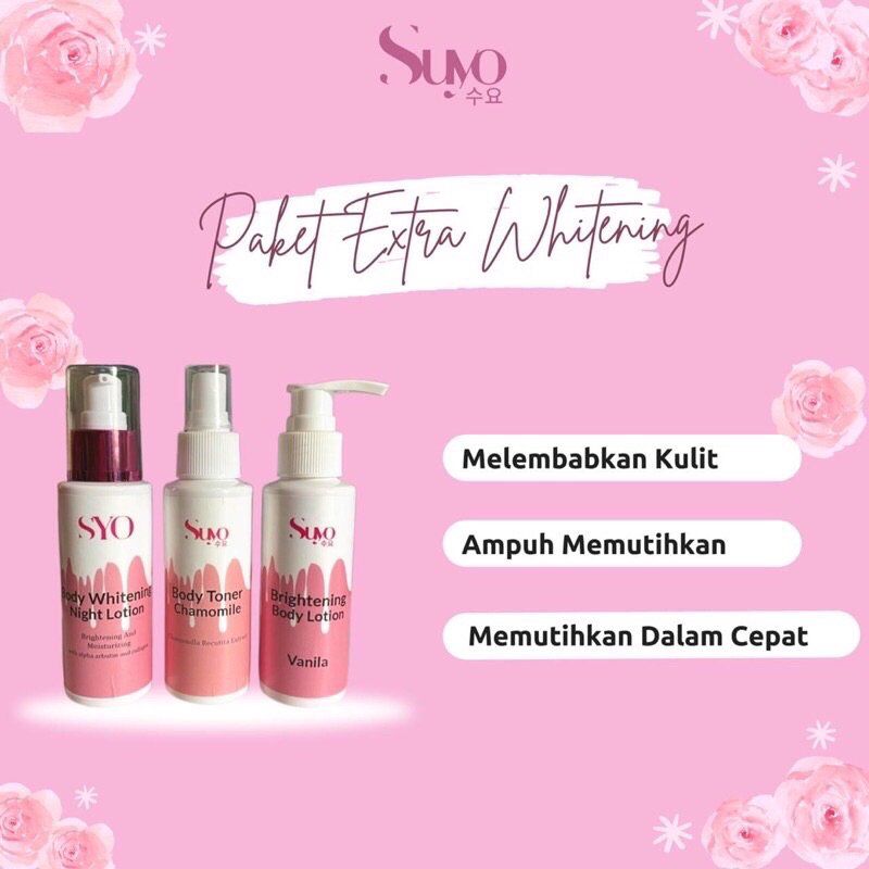 Jual SUYO EXTRA WHITENING HEMAT ISI 3 ( DNA SALMON ) | Shopee Indonesia