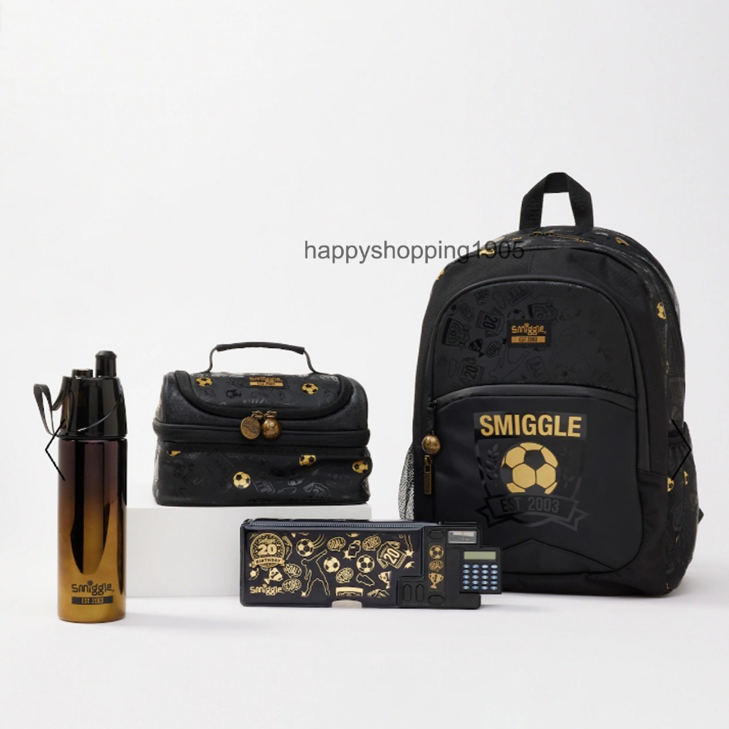 Jual SMIGGLE 20TH BIRTHDAY SET BACKPACK BLACK BALL - SET TAS RANSEL ...