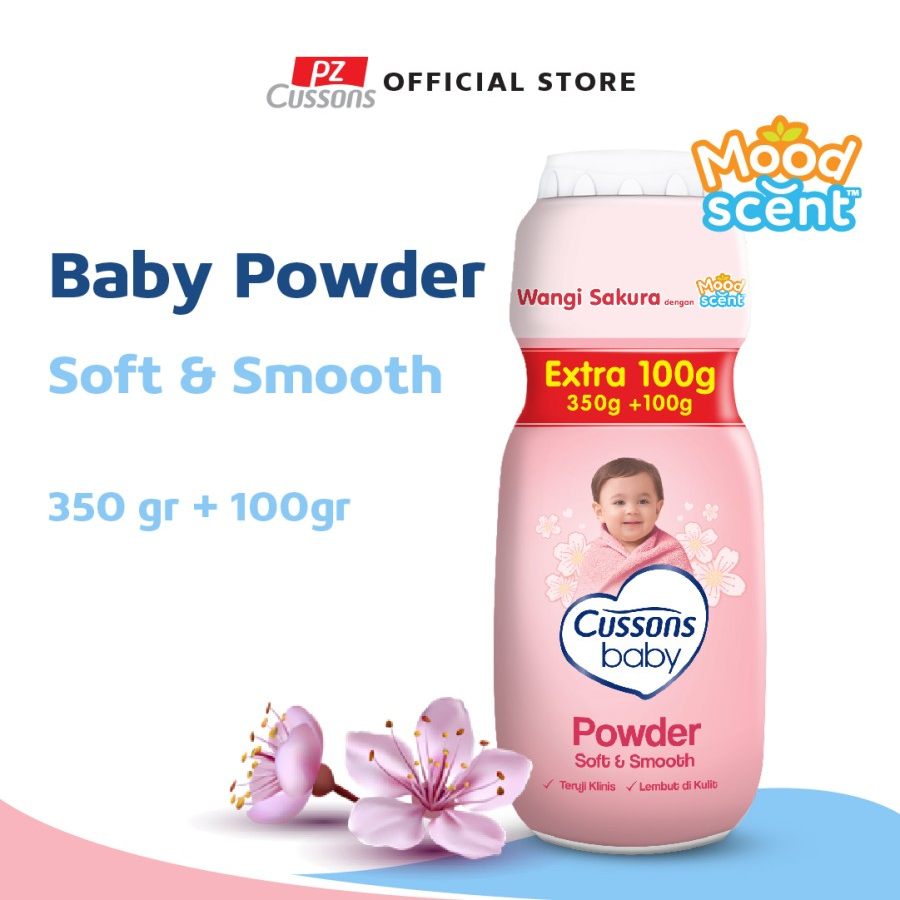 Jual Cussons Baby Powder Soft & Smooth Extra Fill - Bedak Bayi 350gr ...