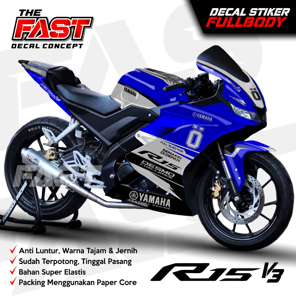 Jual Decal R15 V3 Full Body Stiker R15 V3 Full Body Dekal R15 V3 Ohlins ...