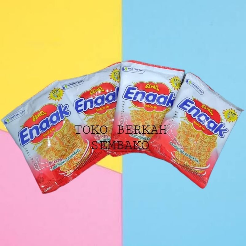 Jual ( RENCENG ) Mie Gemez Enaak Snack Mi 16gr Enak Isi 10 PCS | Shopee ...