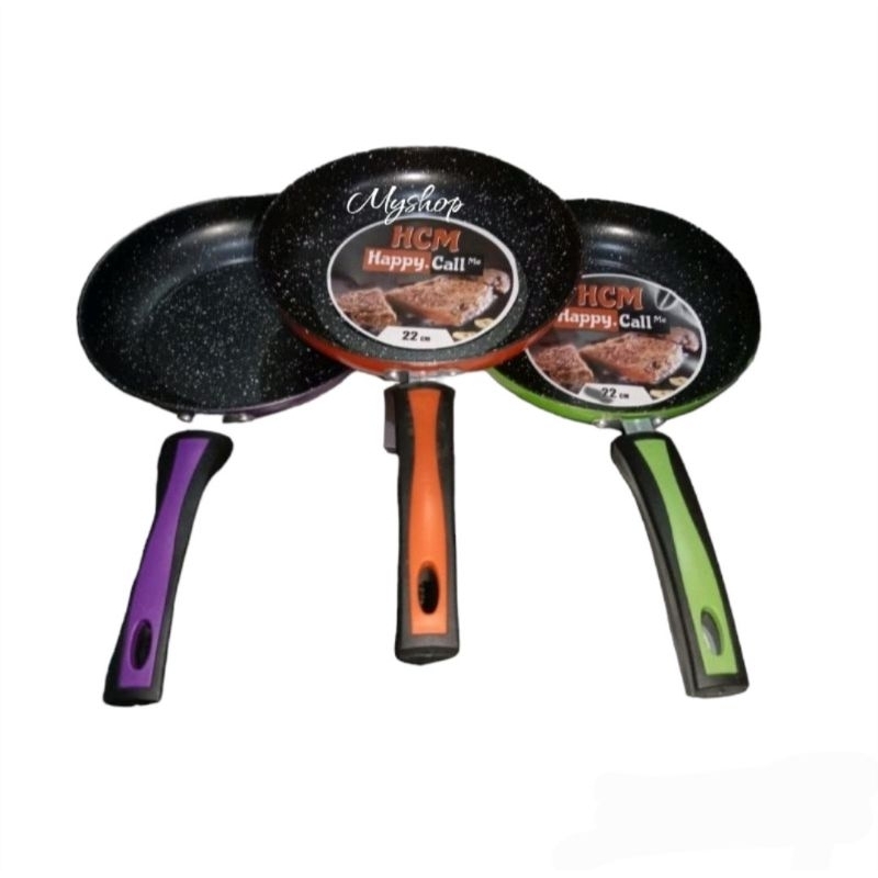 Jual TEFLON FRYING PAN 22cm HAPPY CALL ME | Shopee Indonesia