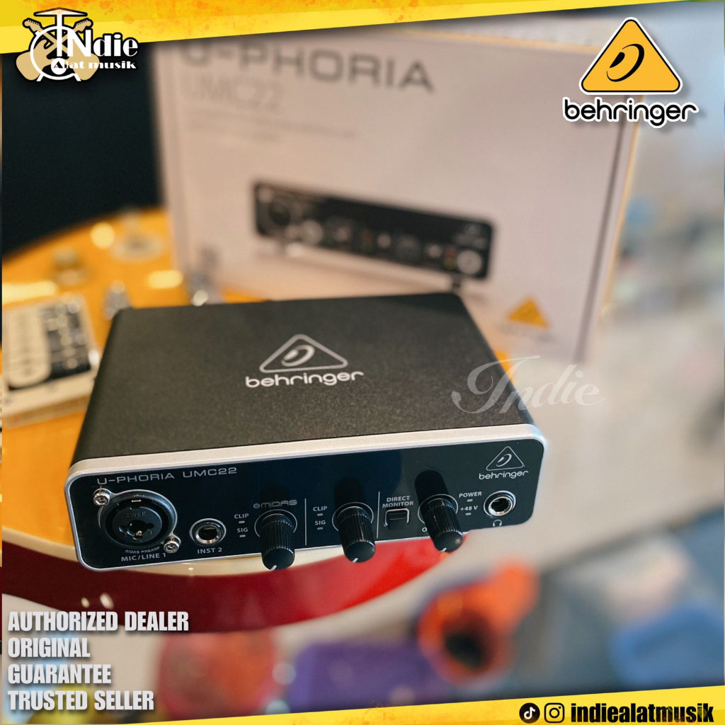 Jual Behringer UMC22 Soundcard Audio Interface | Shopee Indonesia