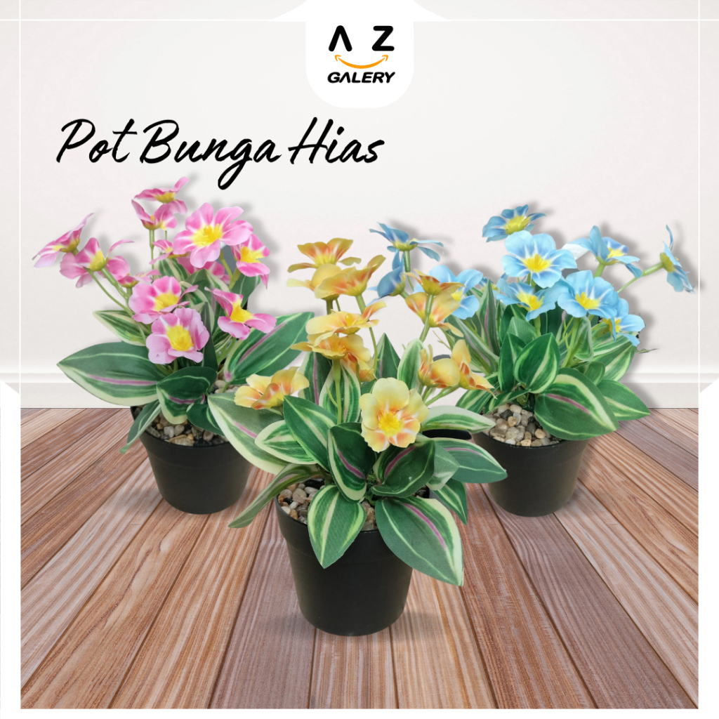 Jual Pot Bunga Hias Bonsai Import Tanaman Hias Plastik Hiasan Meja ...