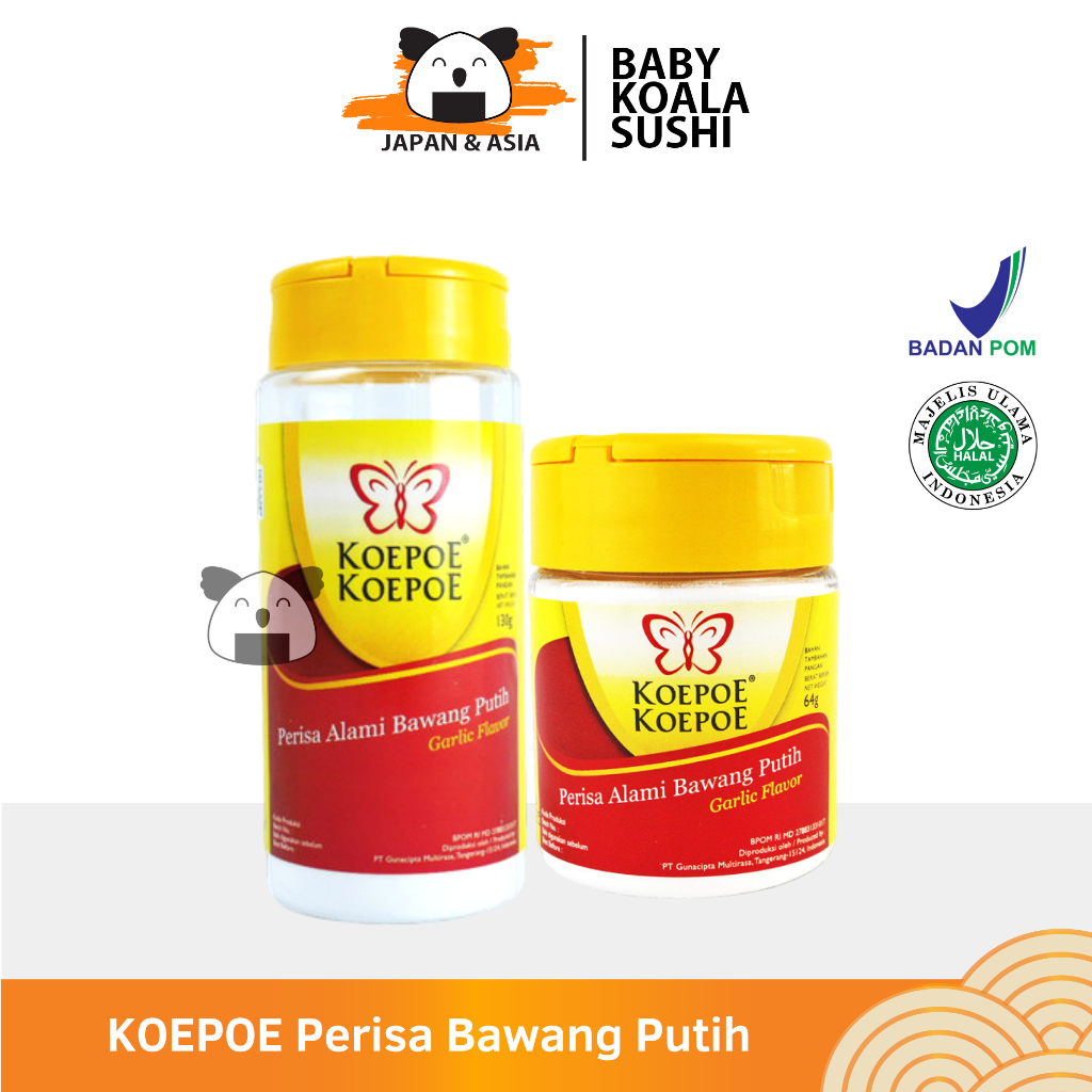 Jual KOEPOE Perisa Alami Bawang Putih 130 g Halal | Garlic Powder ...