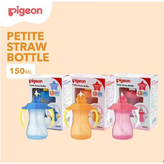 Jual PIGEON Petite Straw Bottle 150ml | Botol Minum Bayi (tersedia ...