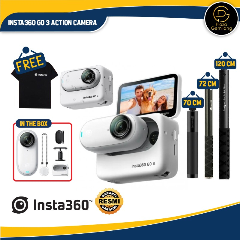 Jual Insta360 GO 3 Insta360 GO3 Tiny Action Camera With Action Pod ...