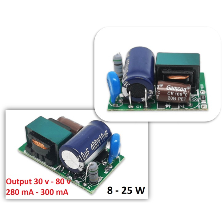 Jual Power Supply Driver for LED Light Lamp AC to DC Seri HPL 1W 8-25W 25 Watt | Shopee Indonesia