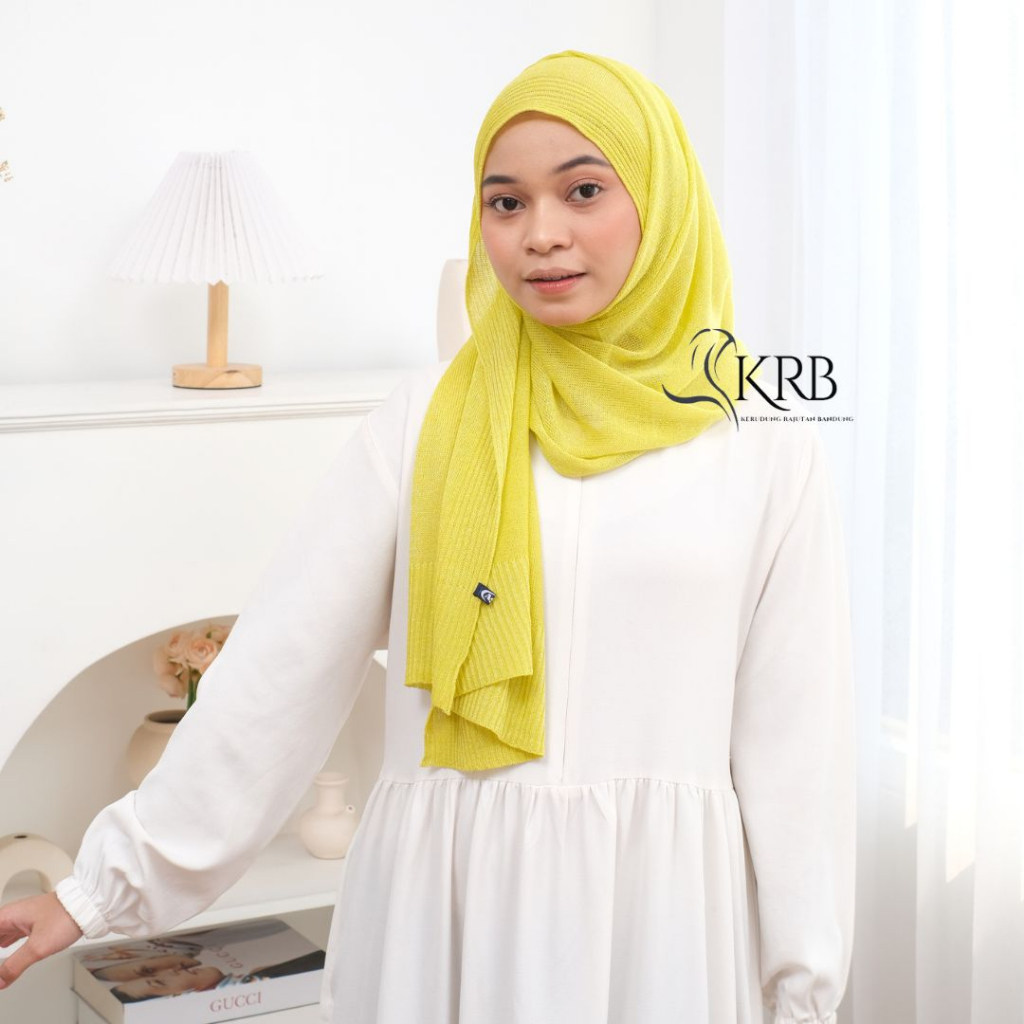 Jual KRB | Pashmina Gliter Rajut KUNING - KUNING STABILO - LEMON MUDA ...