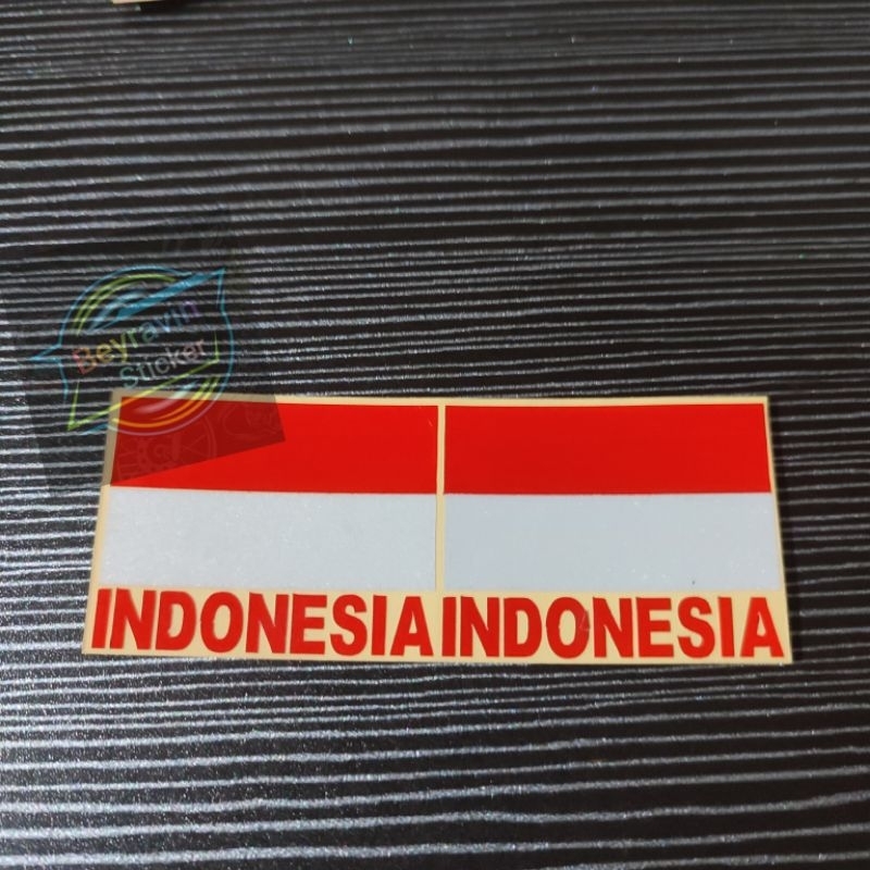 Jual STICKER INDONESIA STIKER BENDERA INDONESIA MERAH PUTIH CUTTING ...