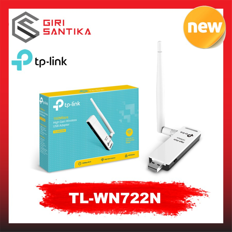 Jual TP-LINK TL-WN722N 150Mbps High Gain Wireless USB Wifi Adapter ...