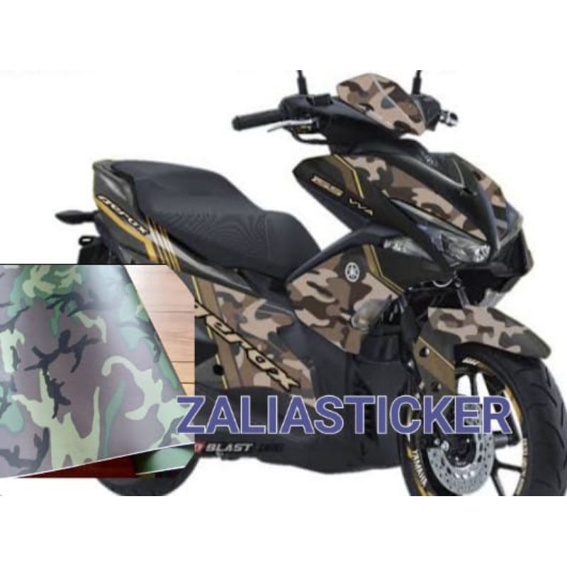 Jual stiker skotlet doreng army scotlite motor sticker warna army doreng | Shopee Indonesia