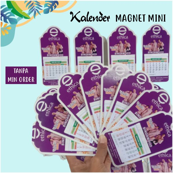 Jual KALENDER MAGNET 2025 CUSTOM TEMPELAN KULKAS / KALENDER DUDUK ...