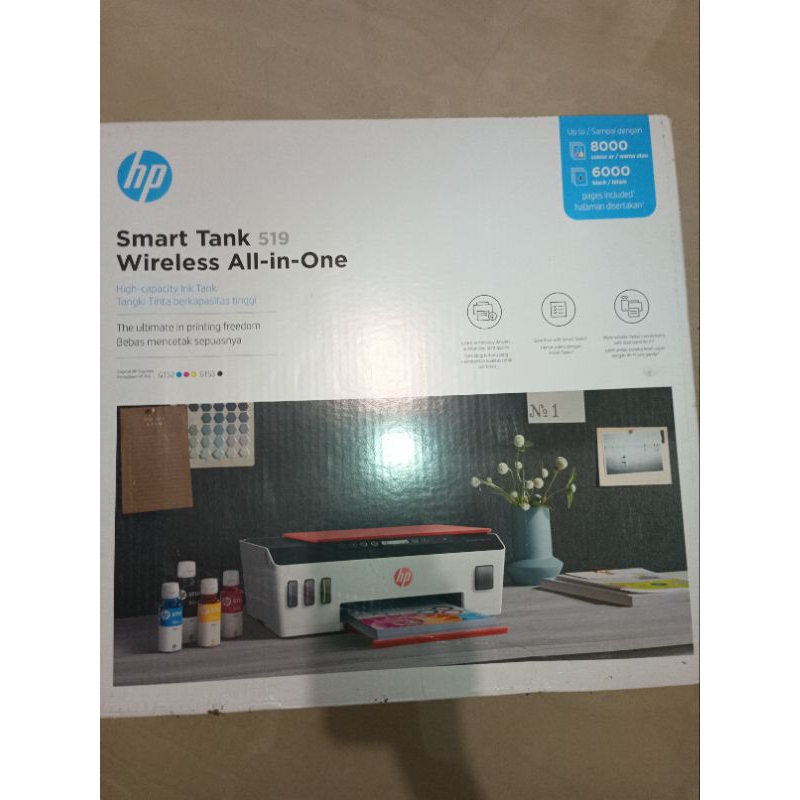 Jual Printer HP Smart Tank 519 Print Copy Scan Werless Infus Tinta ...