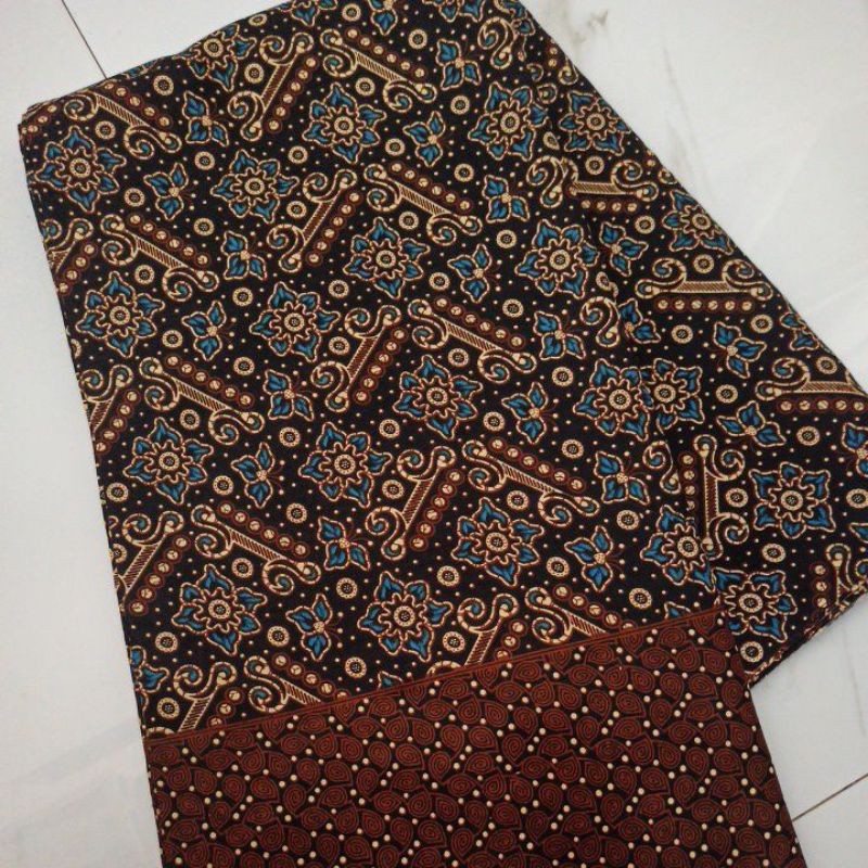 Jual hmt kain batik melati Mataram warna sogan lawasan batik coklat ...