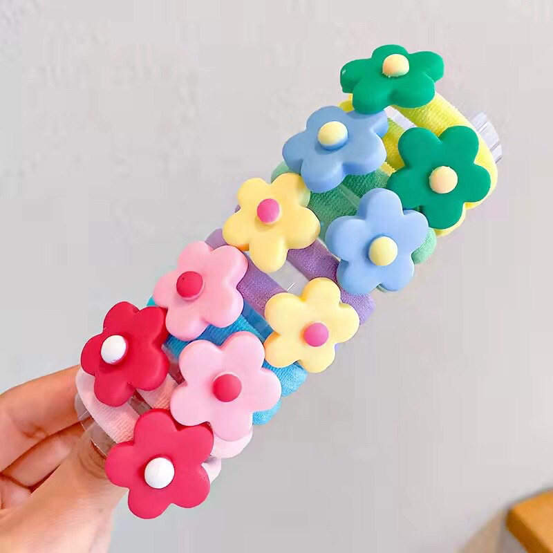 Jual (ISI 10 PCS) KUCIR RAMBUT ANAK GAYA KOREA MOTIF DAN MODEL LUCU ...