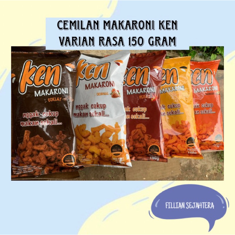 Jual Snack Makaroni bantet Ken Makaroni Cemilan (5) Varian rasa Makanan ...